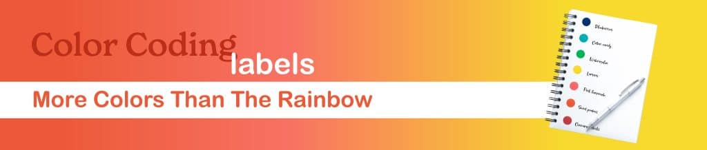 Color Coded Labels with Many Color and Shapes - InStockLabels