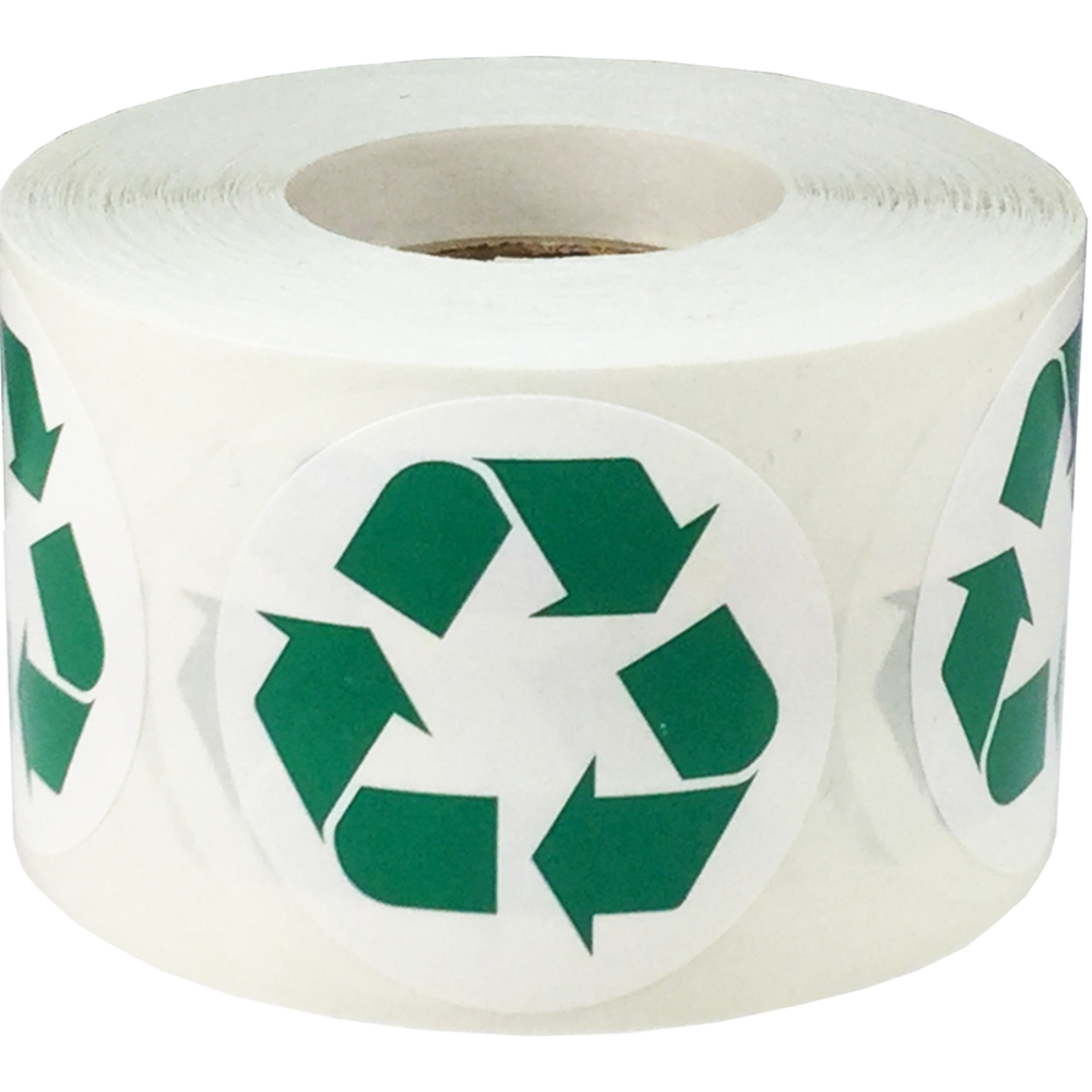 Recycle Logo Stickers | Eco-Friendly Print | 1.5" | InStockLabels.com