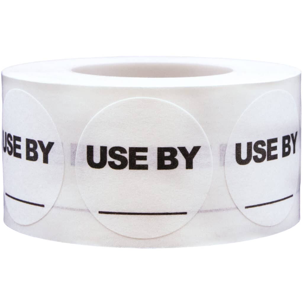 Dissolvable Use By Writable Food Prep Labels | InStockLabels.com