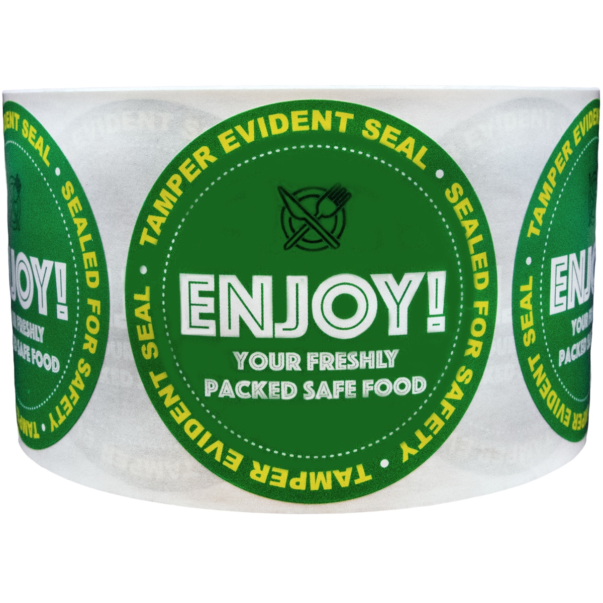 Delivery Tamper Evident Seals for Freshly Packed Food | InStockLabels.com