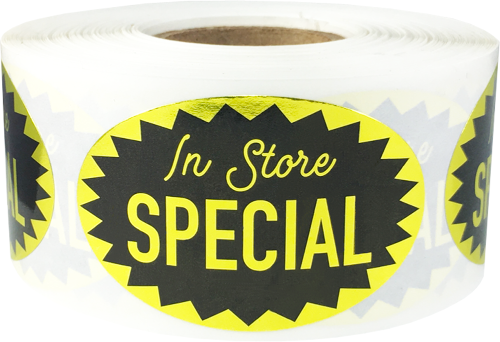 In Store Special Stickers For Grocery Stores Supermarket Labels In Store Special Stickers For Grocery Stores Supermarket Labels