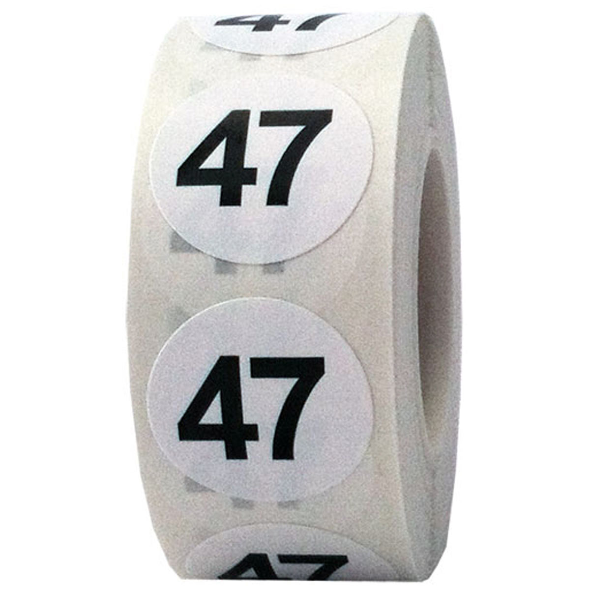 White Number 47 Stickers 3 4 InStockLabels White Number 47 Stickers 3 4 InStockLabels
