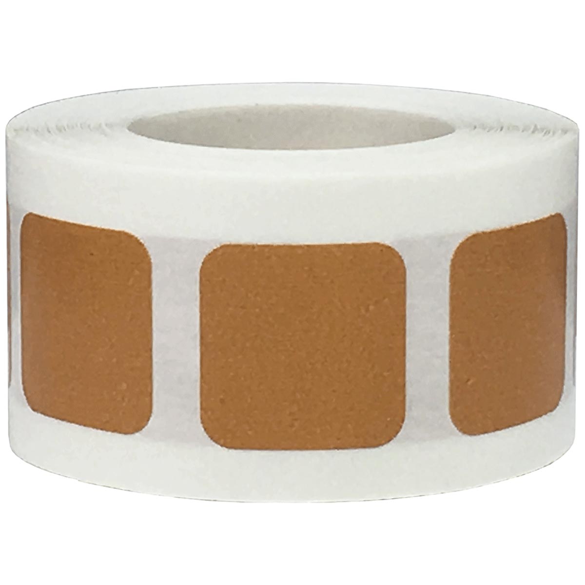 Tan Labels 1" Square | InstockLabels.com