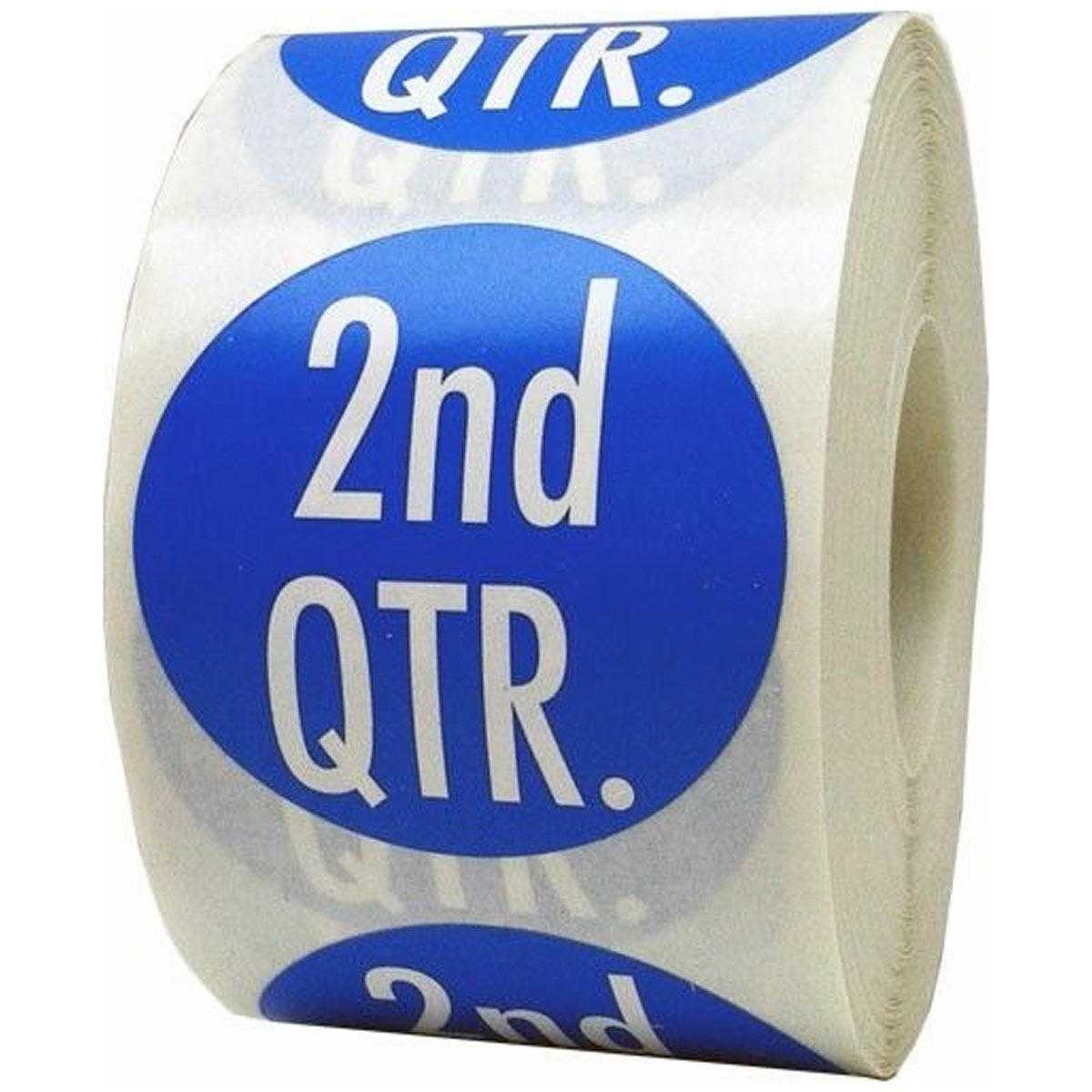 Blue 2nd Quarter Inventory Labels | 1.5 Blue 2nd Quarter Inventory Labels | 1.5