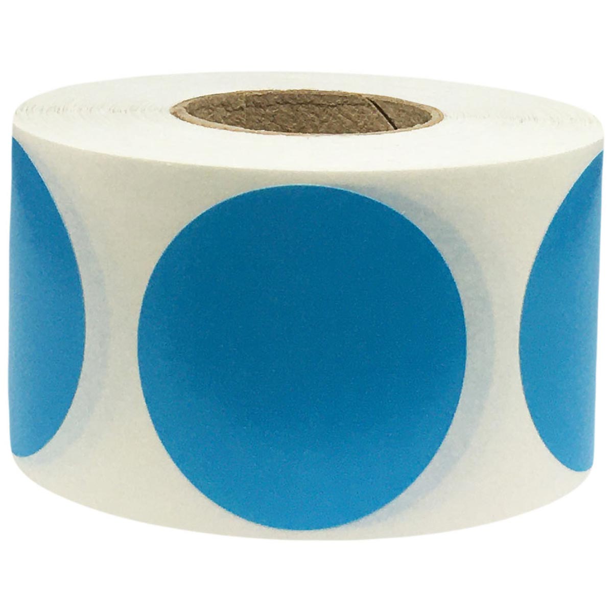 Light Blue Labels for Color Coding | 1.25" Round | 500/Roll ...