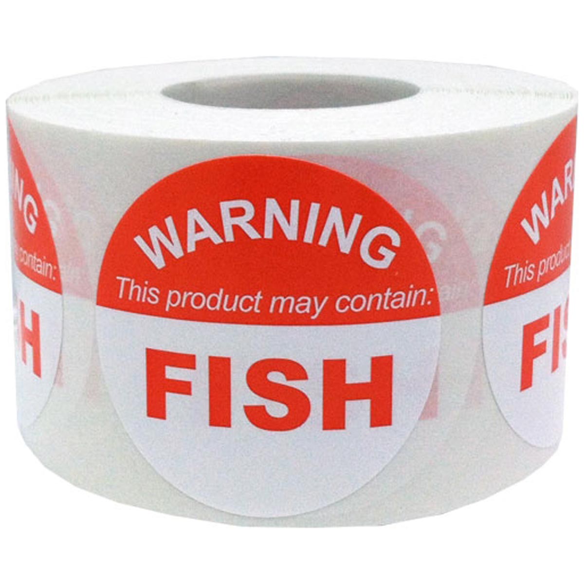 May Contain Fish Diet Warning Labels | InStockLabels.com