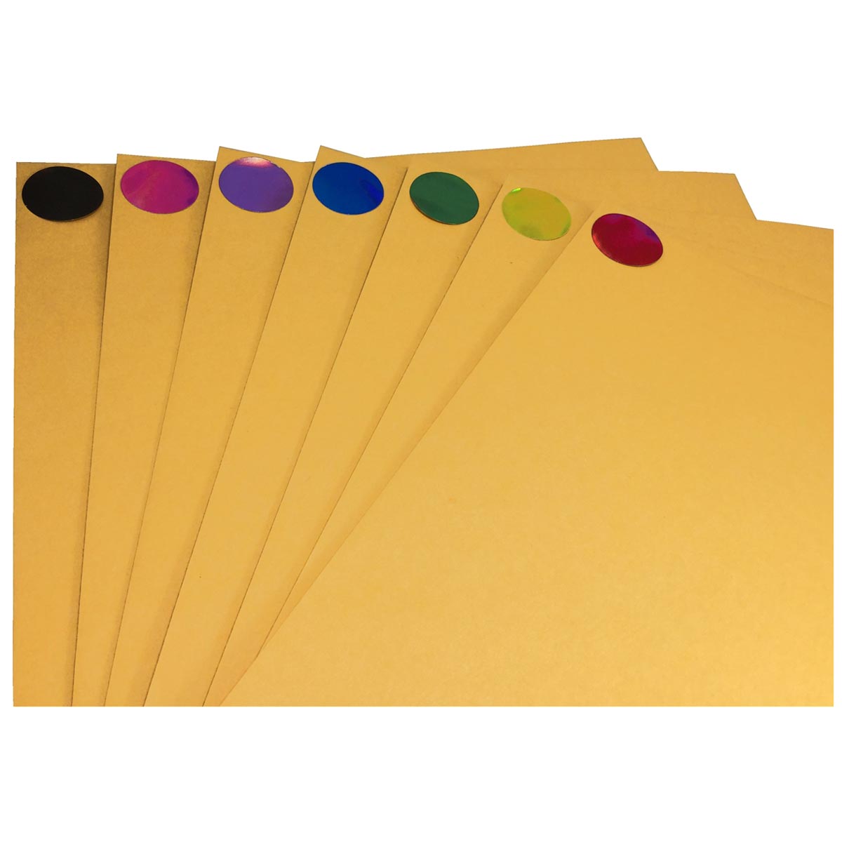 Metalized Silver Colored Labels 3/4" Round | InstockLabels.com