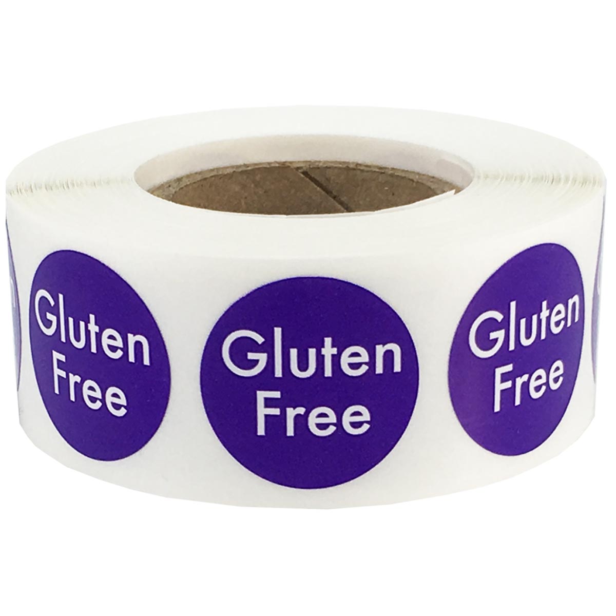 Small Gluten Free Color Coded Diet Warning Labels | InStockLabels.com