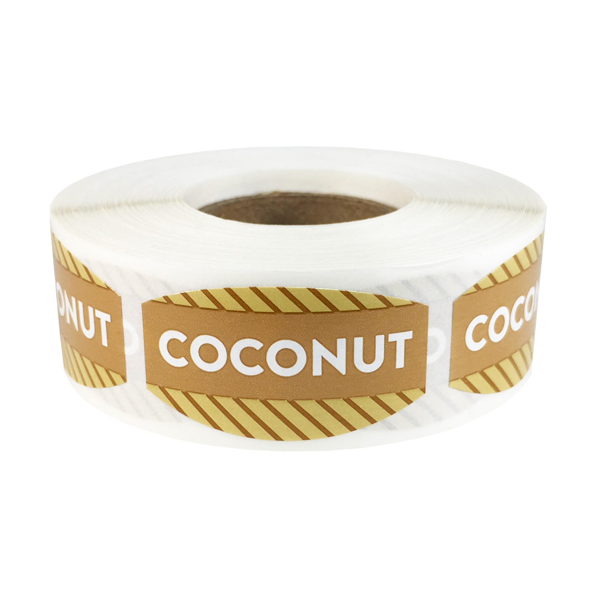 Coconut Color Coded Baked Goods Labels | InStockLabels.com