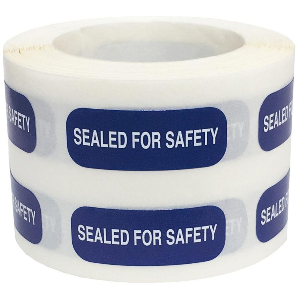 Sealed for Safety Labels | Prevent Tampering During Food Delivery ...