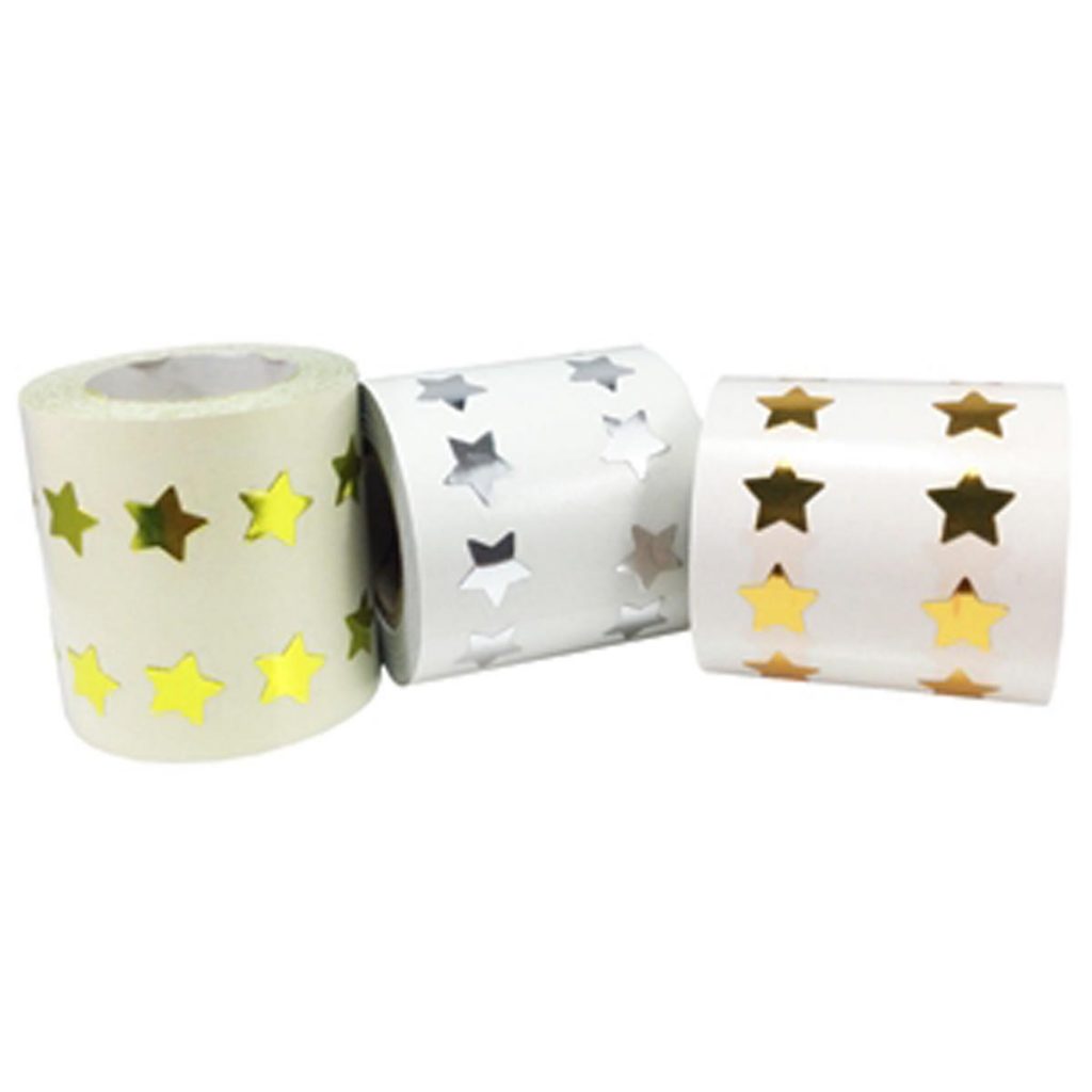 Gold, Silver, Bronze Star Sticker Pack | Small 1/2" Round ...