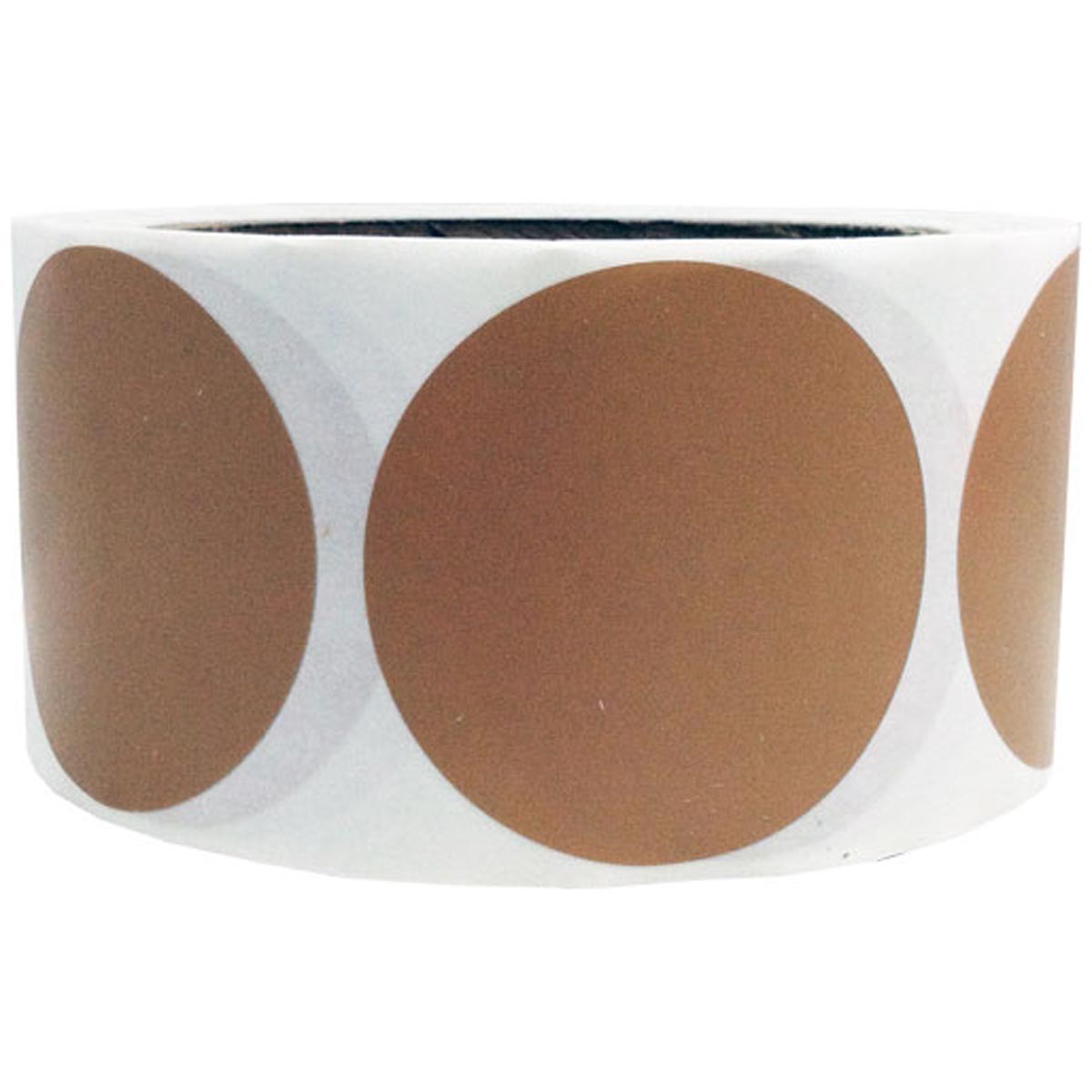 Tan Color Coding Labels 2" Round | InstockLabels.com
