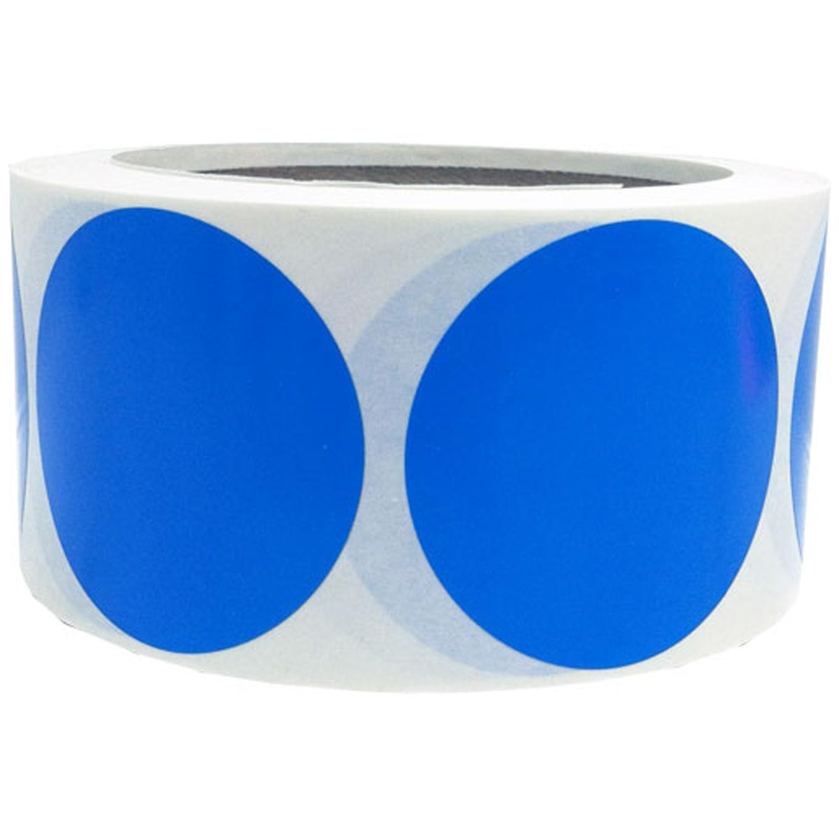 Blue Color Coding Labels 2" Round | InstockLabels.com