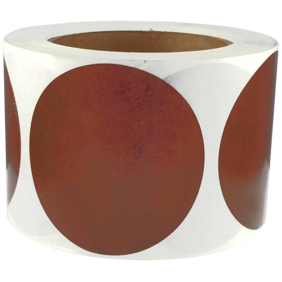 Brown Colored Labels 3" Round | InstockLabels.com