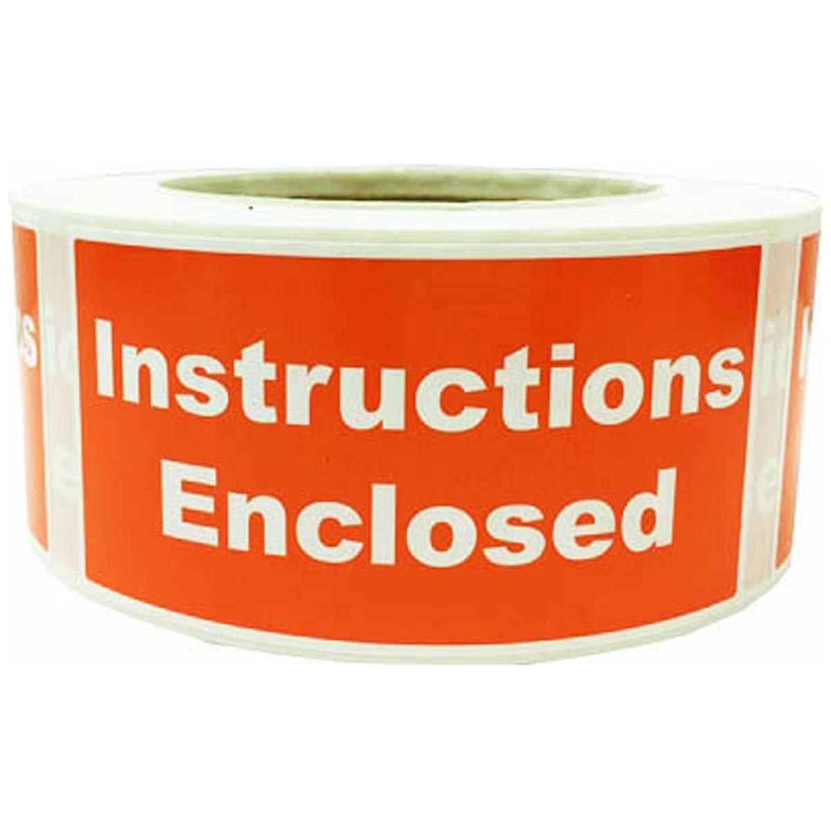 Instructions Enclosed Labels 2 x 4" | 500/Roll | InStockLabels.com