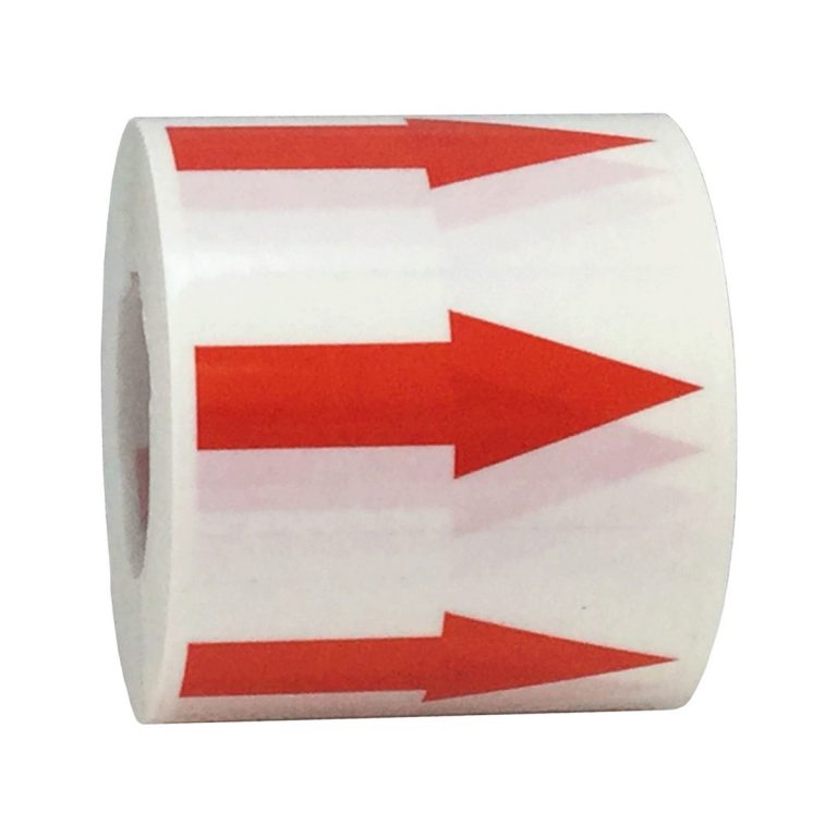 How Red Arrow Stickers Simplify Inventory