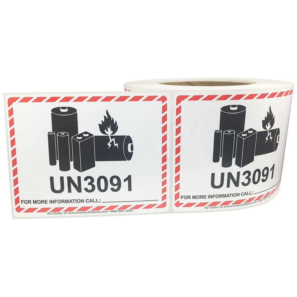 UN 3091 Lithium Battery Handling Labels, 59% OFF