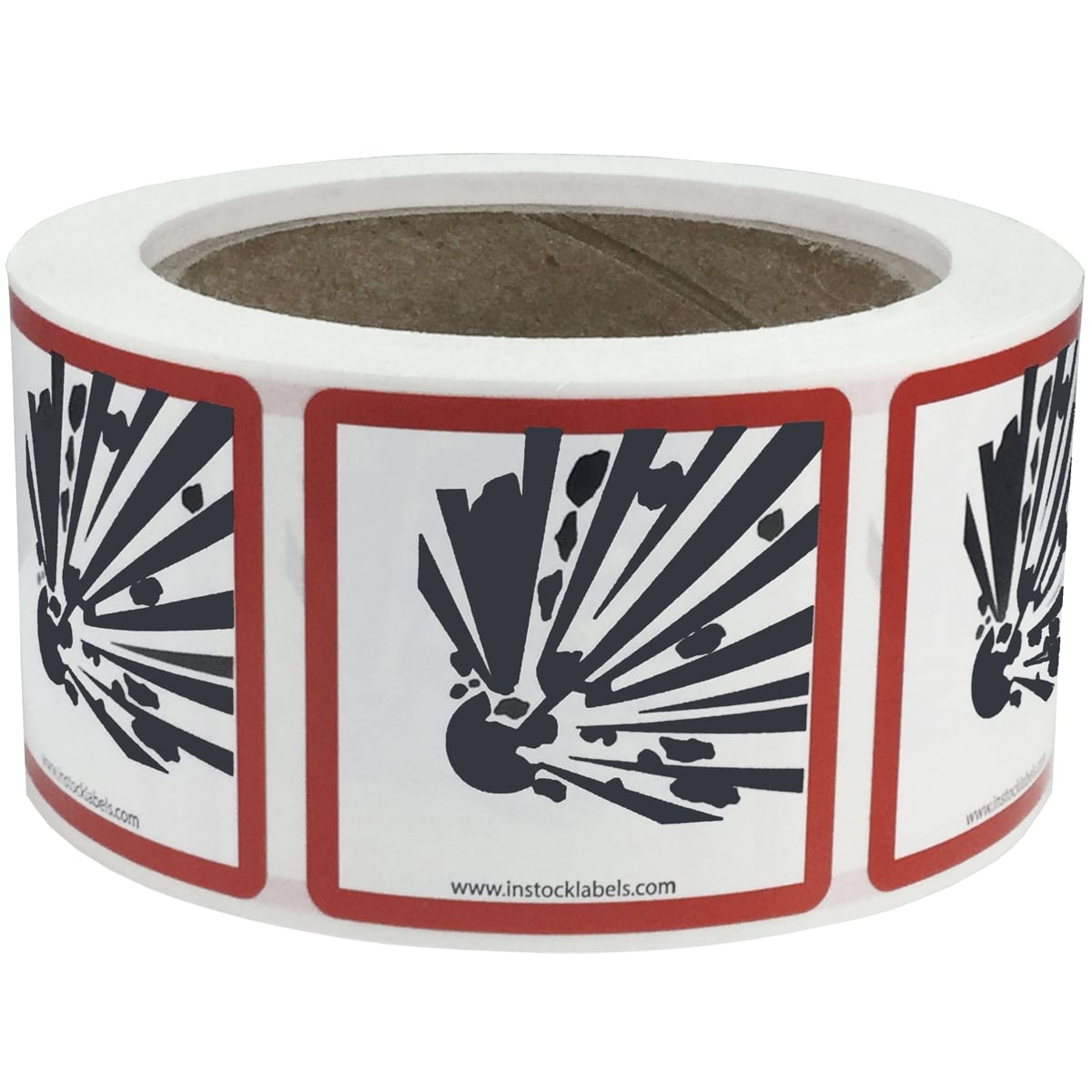 Explosion Warning Pictogram International GHS Labels | InStockLabels.com