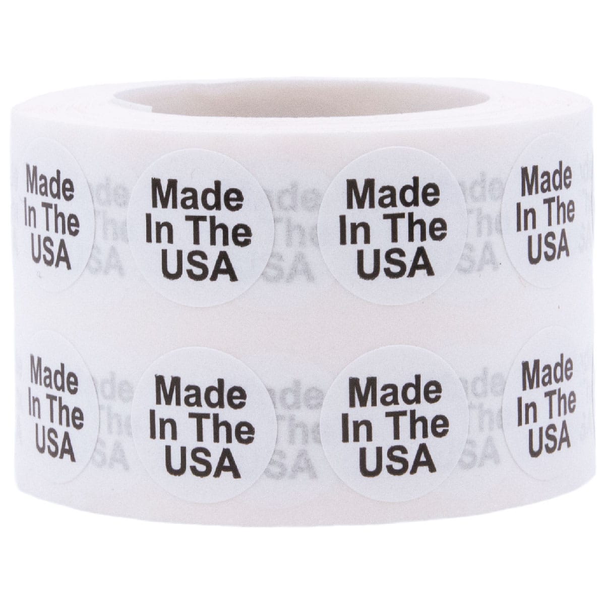 Small Made In The USA Stickers | 1/2" Round | InStockLabels.com