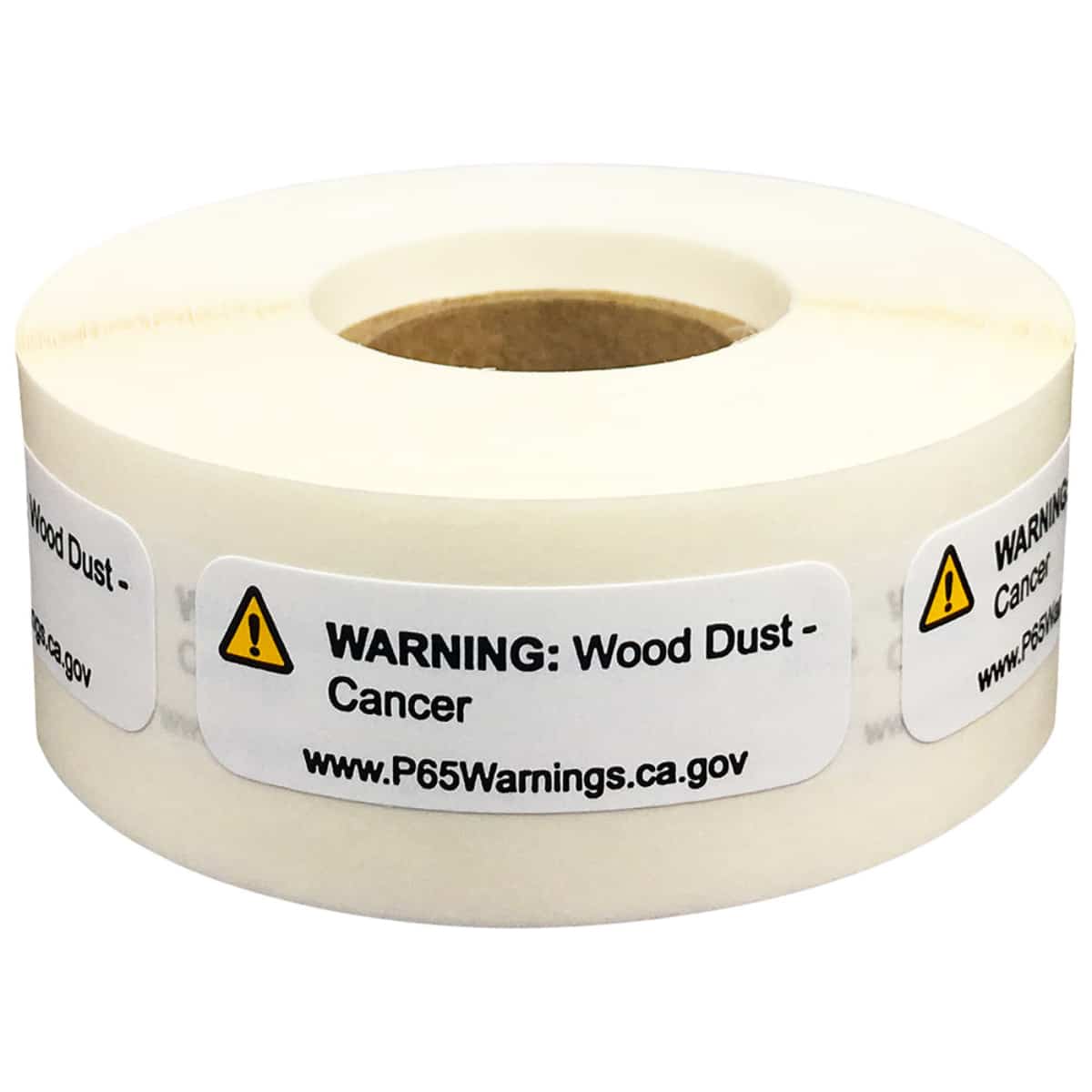 Prop 65 Wood Dust Short Form Warning Labels | InStockLabels.com