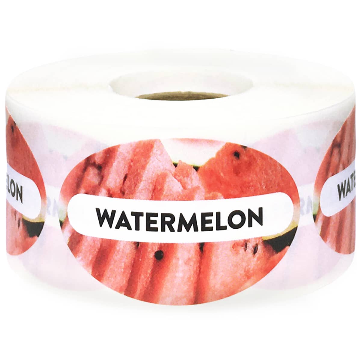 Watermelon Bakery Labels with Image InStockLabels.com
