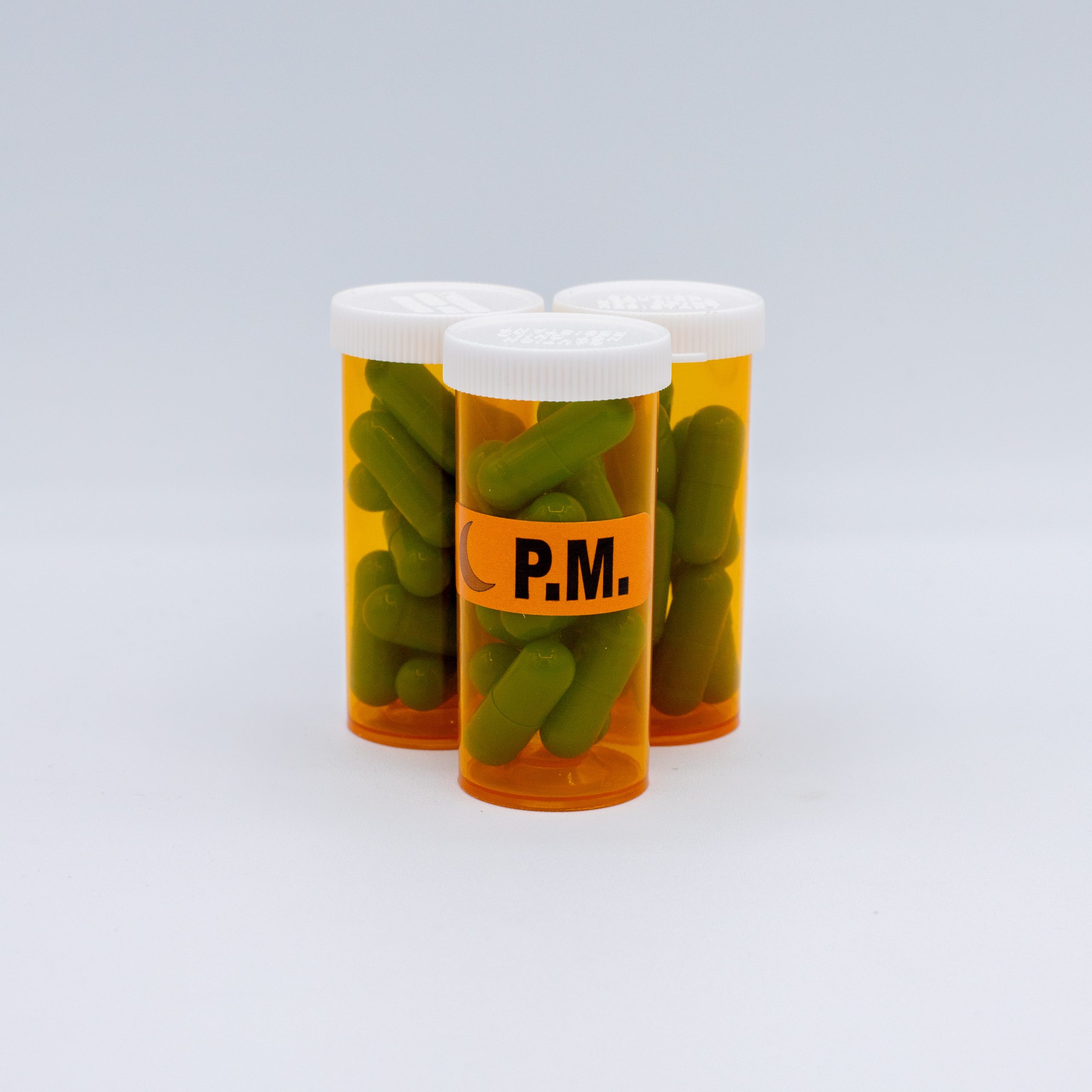 P.M. Medication Pharmacy Warning Labels .5" x 1.5" - InStock Labels