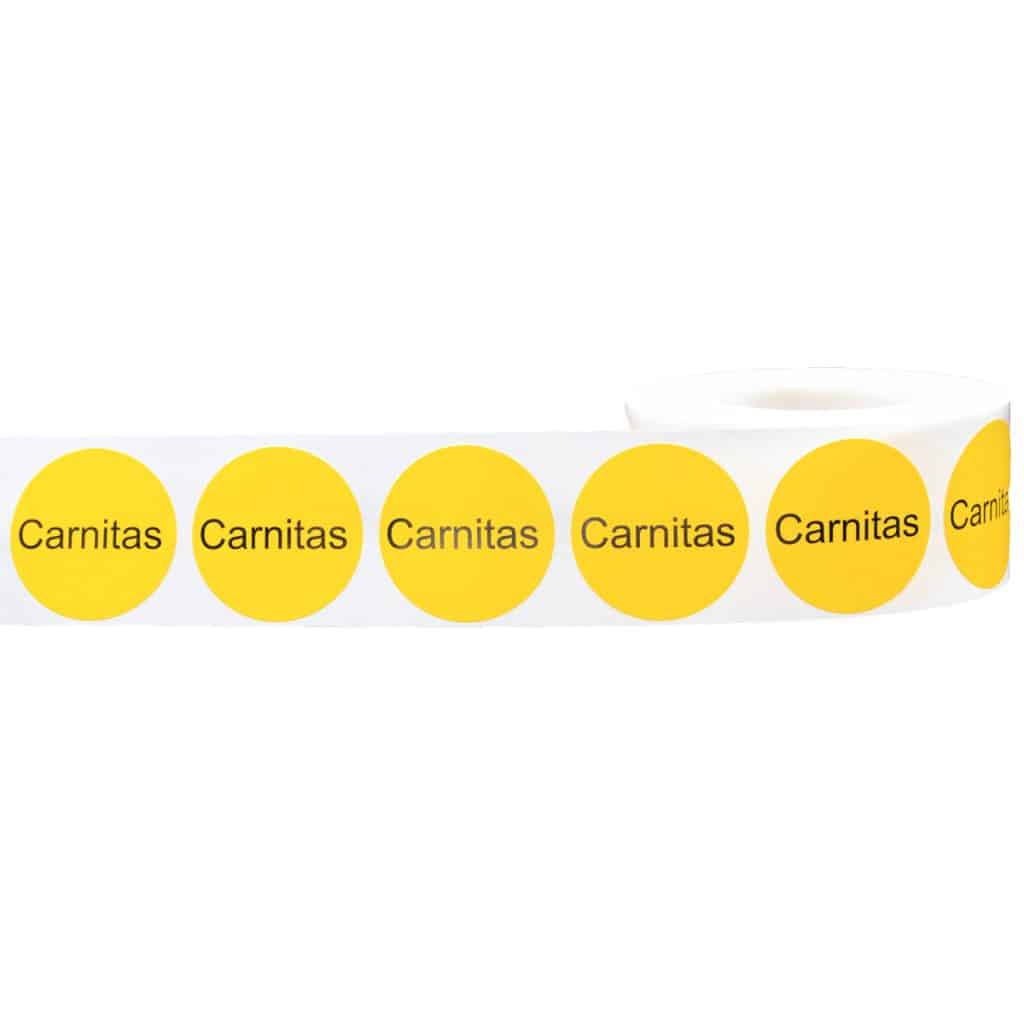 Carnitas Labels for the Deli | InStockLabels.com
