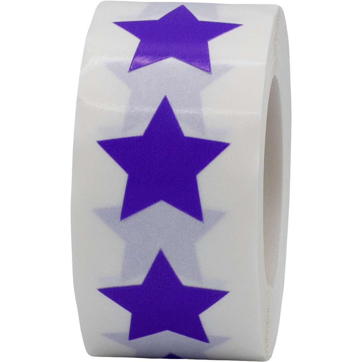 Purple Star Stickers 3/4" Inch | InstockLabels.com