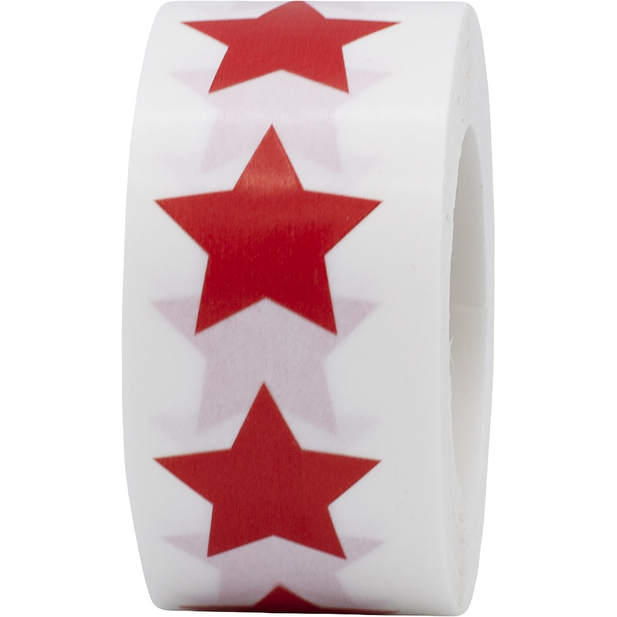 Red Star 3/4" Stickers - InStock Labels