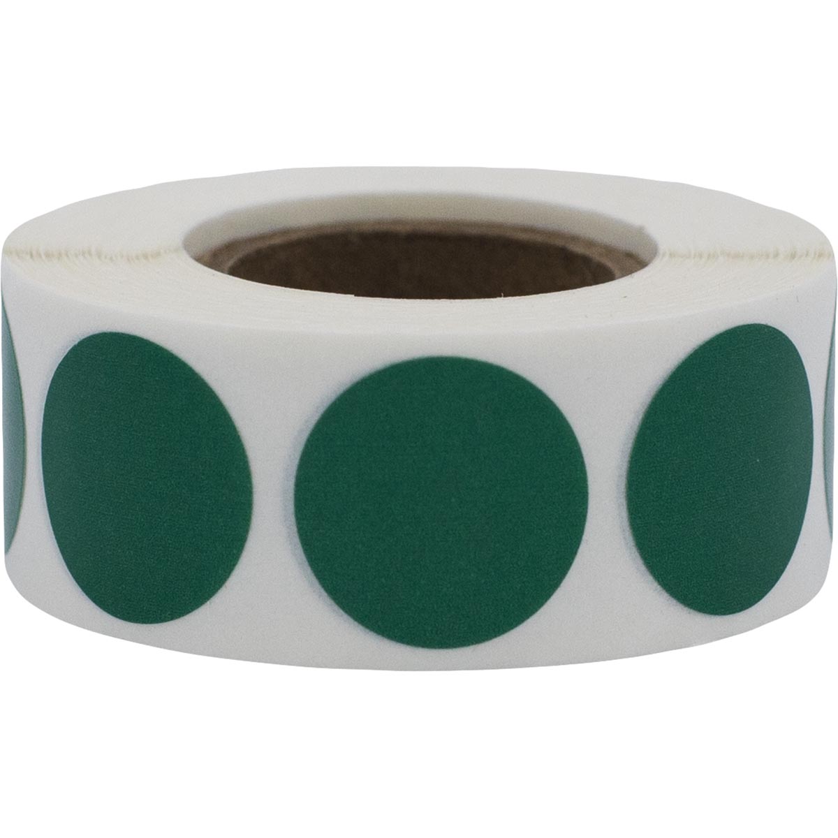 Green Color Code Labels 3/4" Round | InstockLabels.com