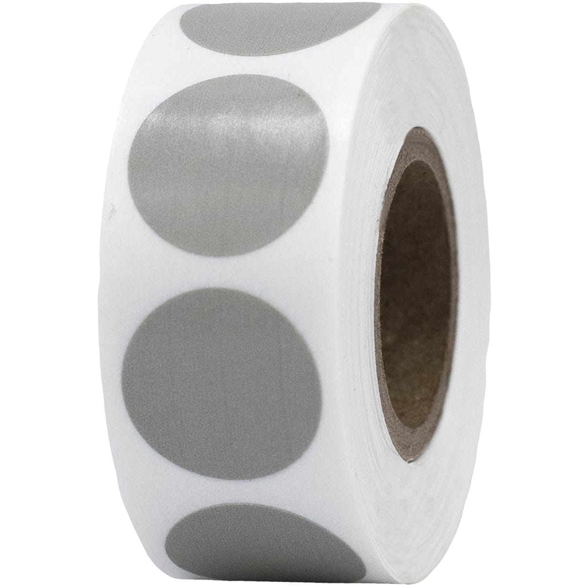 Grey Color Code Labels 3/4" Round | InstockLabels.com