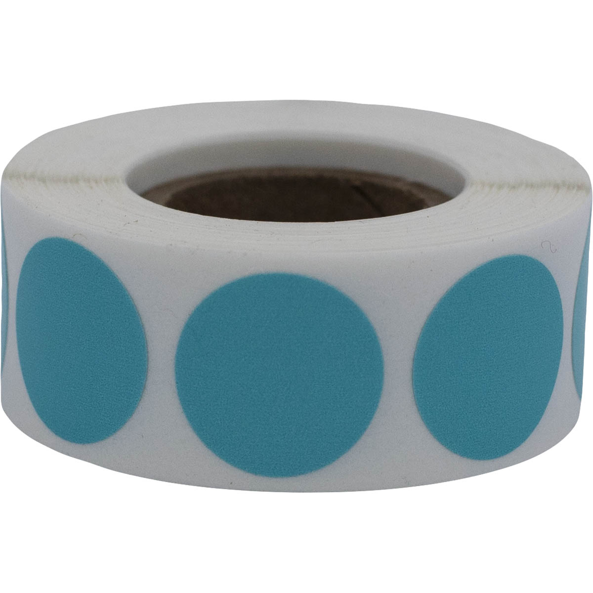 Teal Color Code Labels 3/4" Round | InstockLabels.com