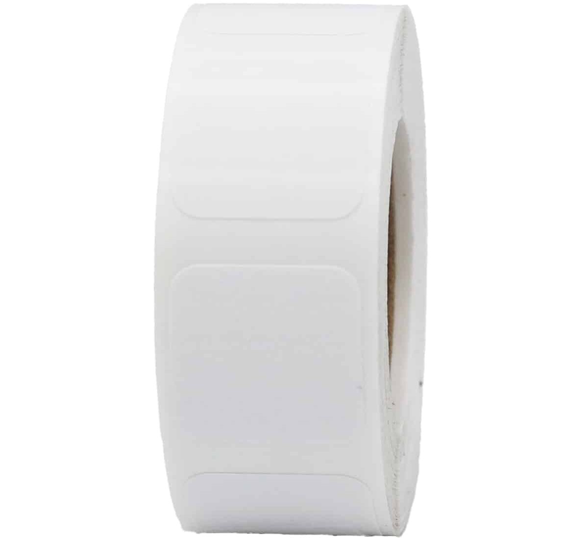 White Labels 3/4" Square | InstockLabels.com