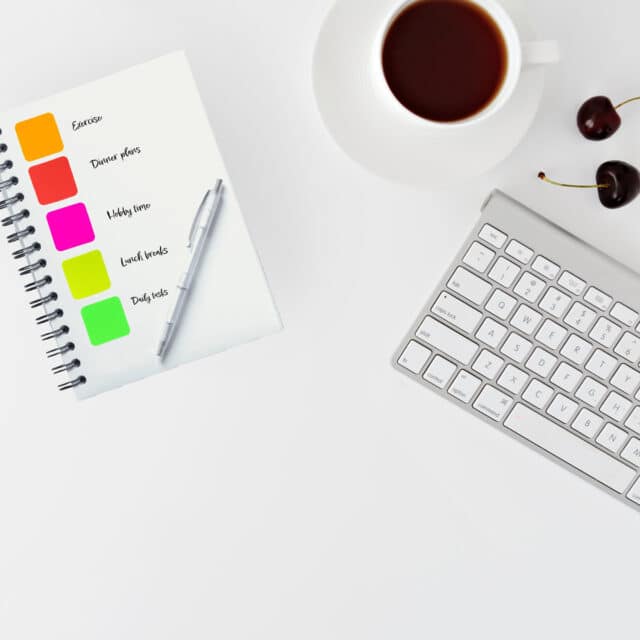 Fluorescent Pink Labels 1" Square | InstockLabels.com