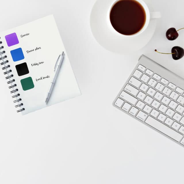 Blue Labels 1" Square | InstockLabels.com