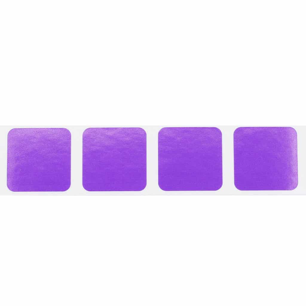 Purple Labels 1" Square | InstockLabels.com