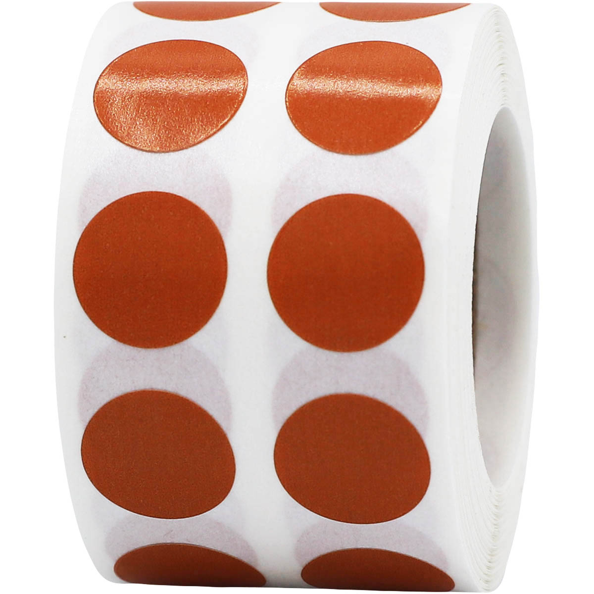 Orange Dot Stickers