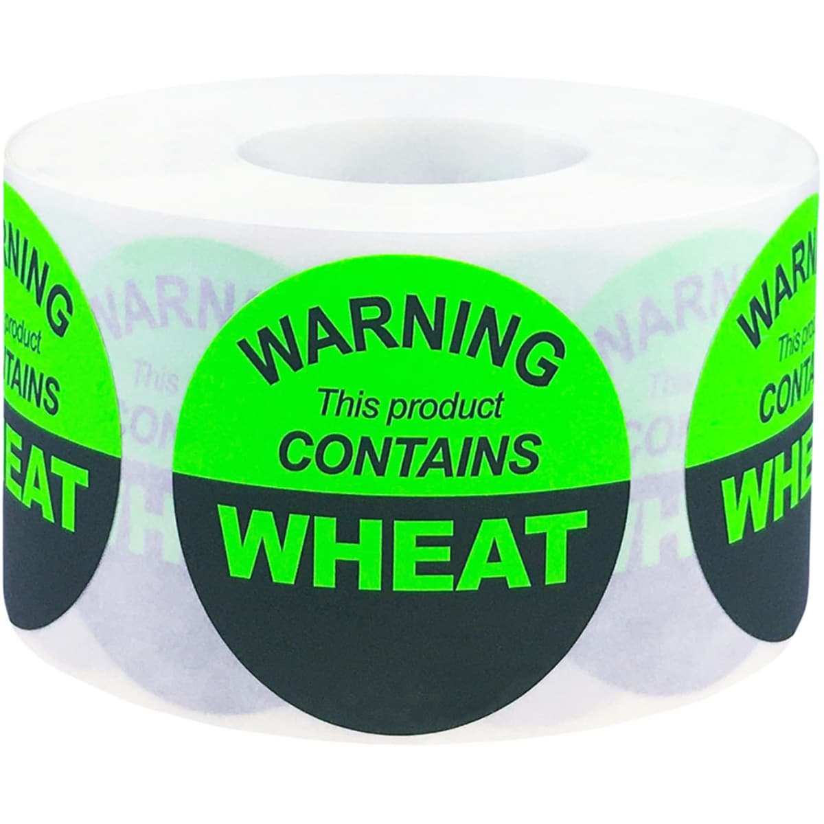 This Product Contains Wheat Allergy Labels | InStockLabels.com