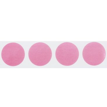 Transparent Pink Labels 3/4" Round | InstockLabels.com