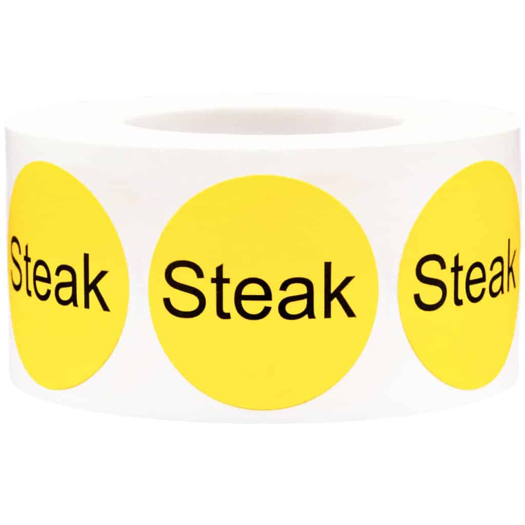 Steak Deli Labels | InStockLabels.com