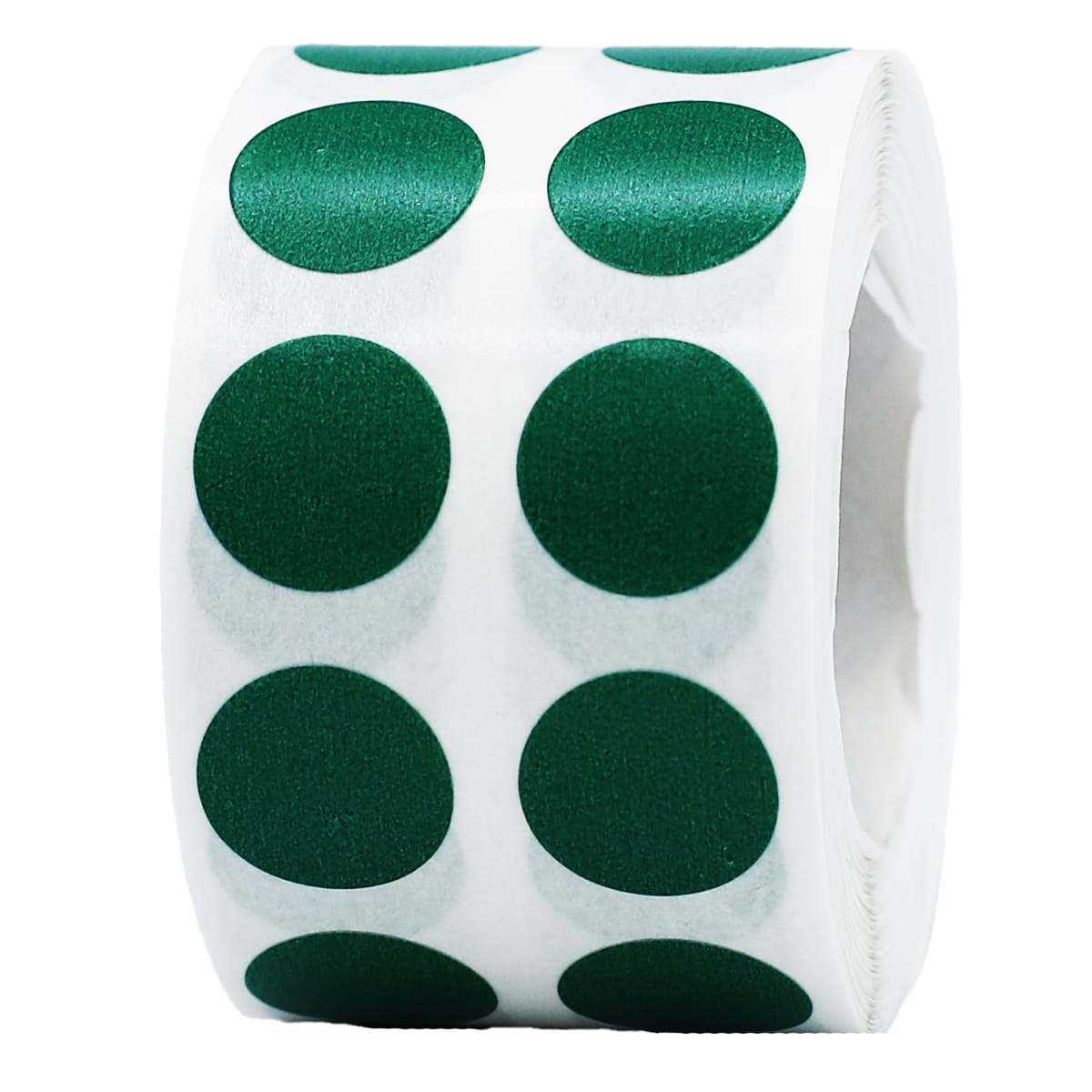 Small Green Dot Stickers 1/2" | InStockLabels.com
