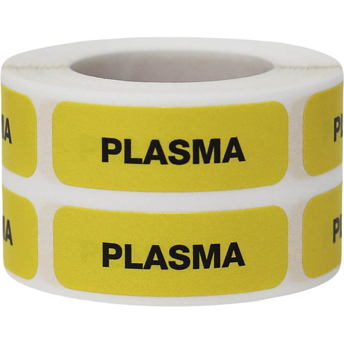 Plasma File Labels - InStockLabels.com