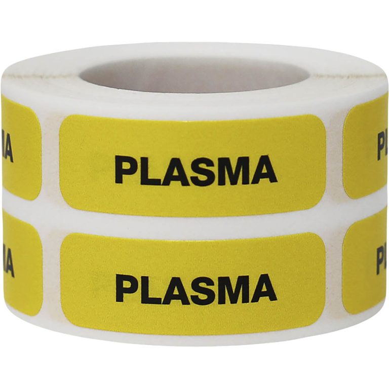 Plasma File Labels - InStockLabels.com