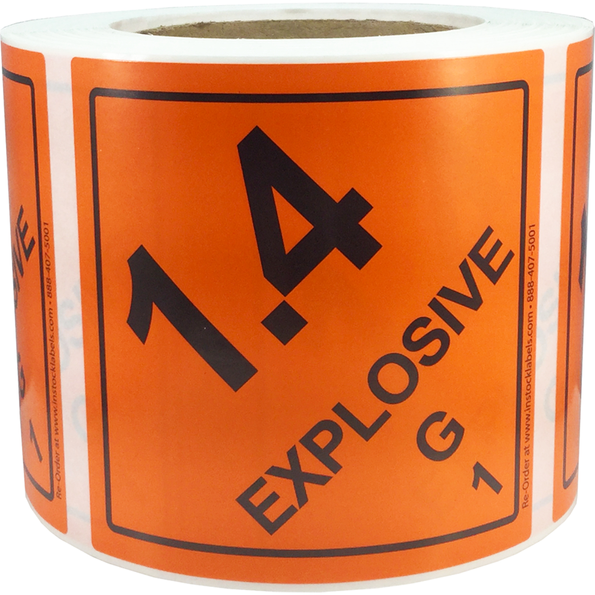 Hazmat DOT Warning Labels Explosive Class 1.4 G | InStockLabels.com