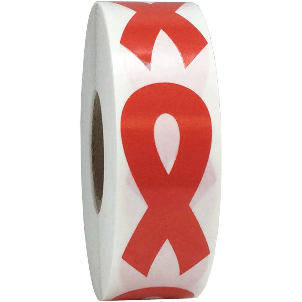 Adhesive Awareness Ribbon Stickers | InStockLabels.com