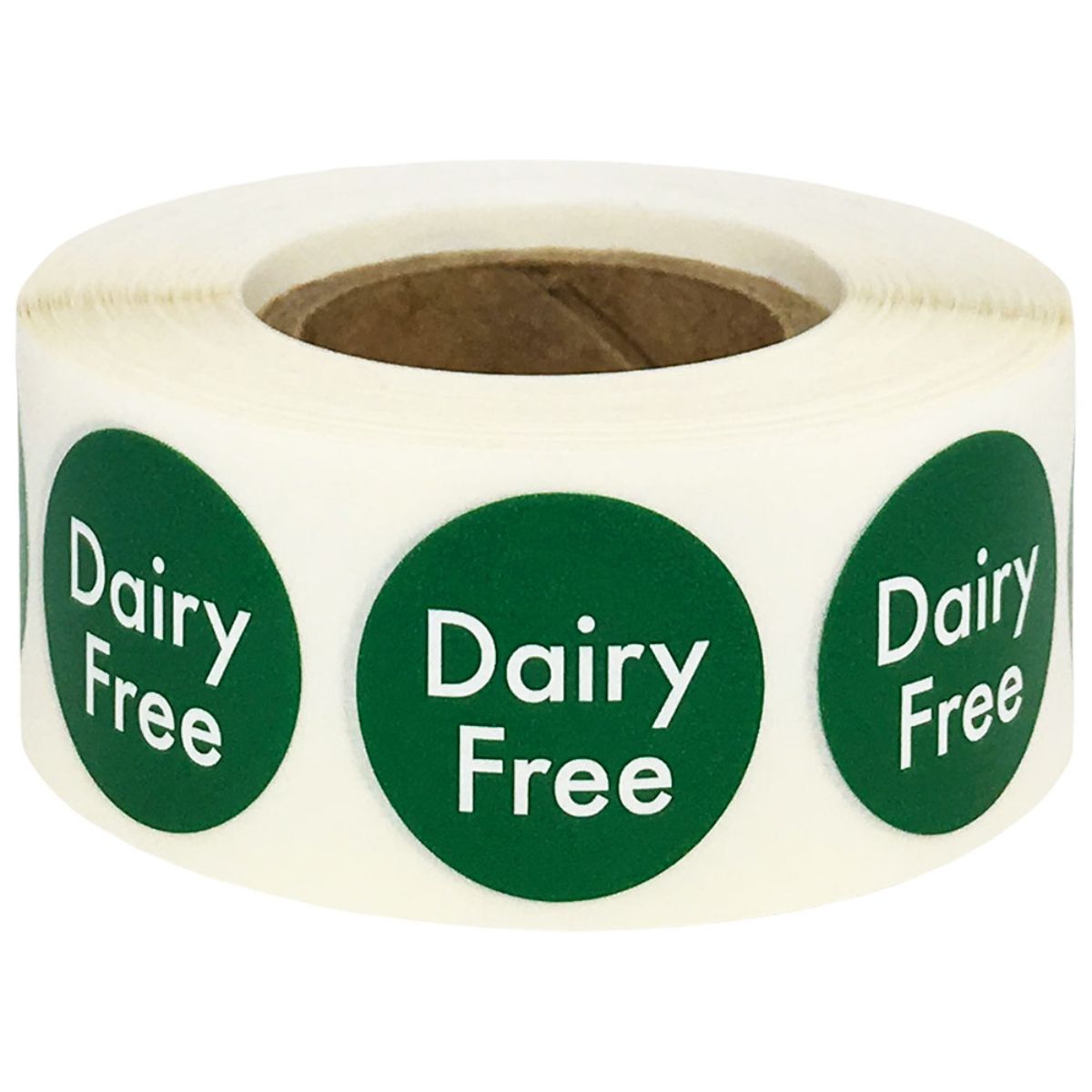 Small Dairy Free Stickers | Diet Warning Stickers for Dairy ...
