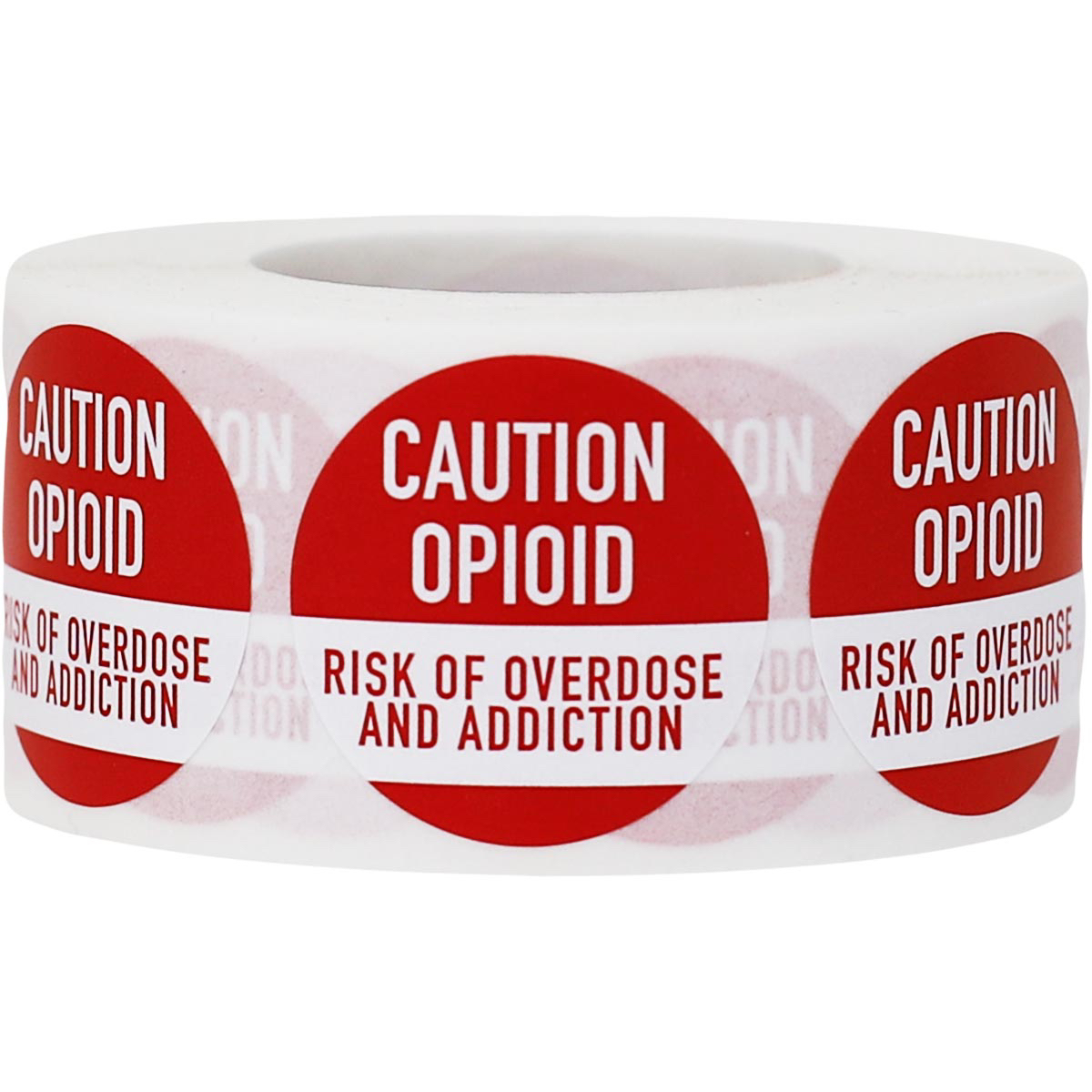 Caution Opioid Warning Labels | InStockLabels.com