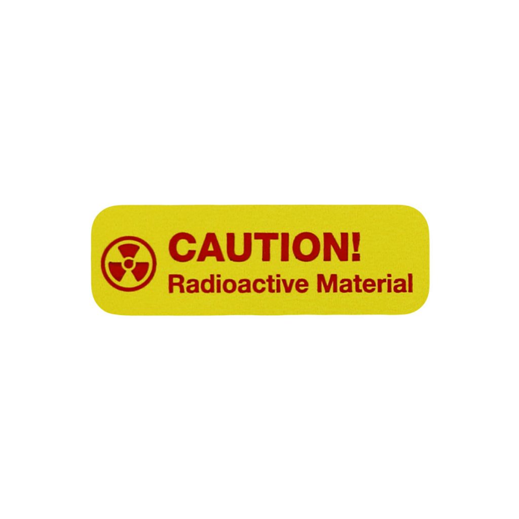 Caution Radioactive Material Warning Labels - InStockLabels.com