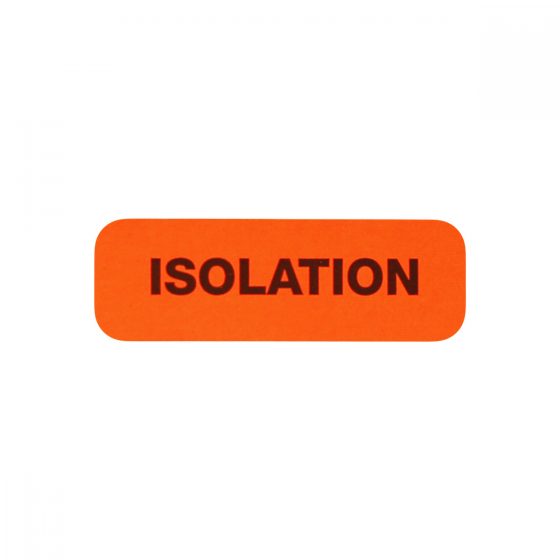 Isolation Warning Labels - InStockLabels.com