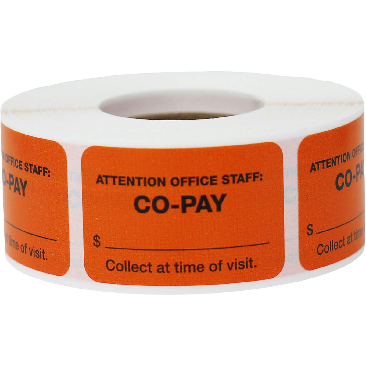 Co-Pay Labels for Healthcare | 1" x 1.5" - Healthcare - InStockLabels.com
